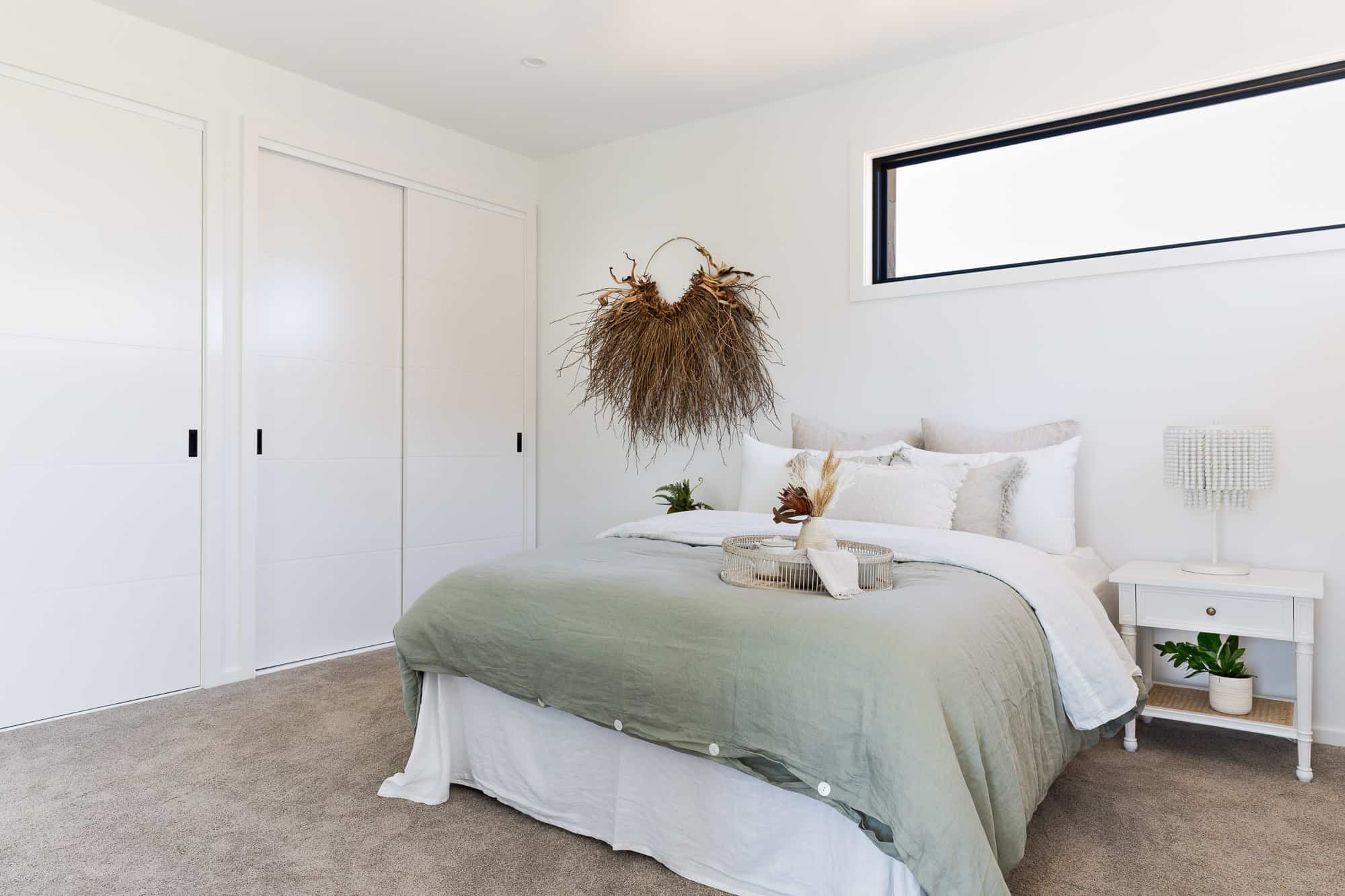 Dream Home 5 Guest Bedroom - Oak and Orange