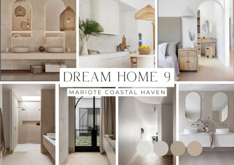 Our New Coastal Dream Home Vision Board Revealed - Oak and Orange