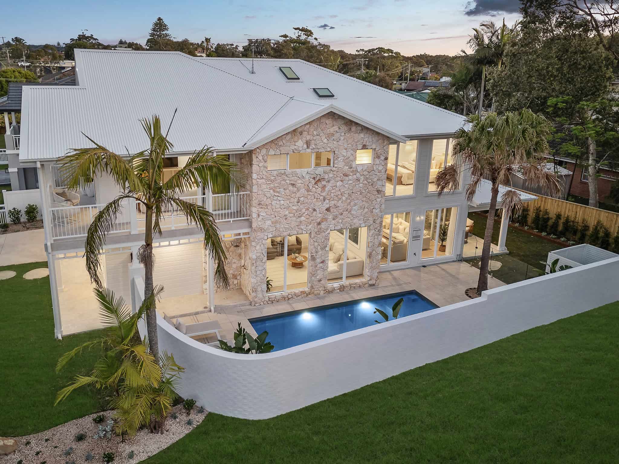 Modern Coastal Facade Design Tips for a New Build - Oak and Orange